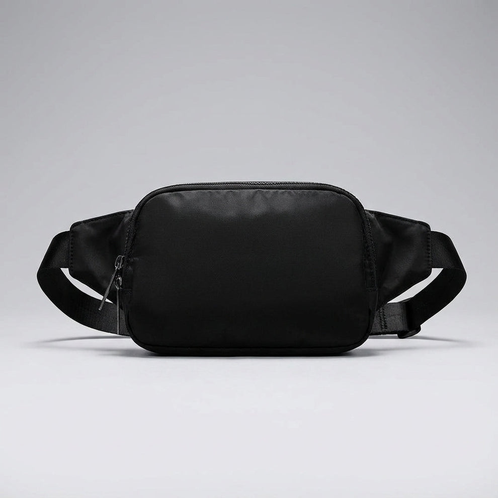 Compact 2-litre nylon waist bag with adjustable strap – Velvorati